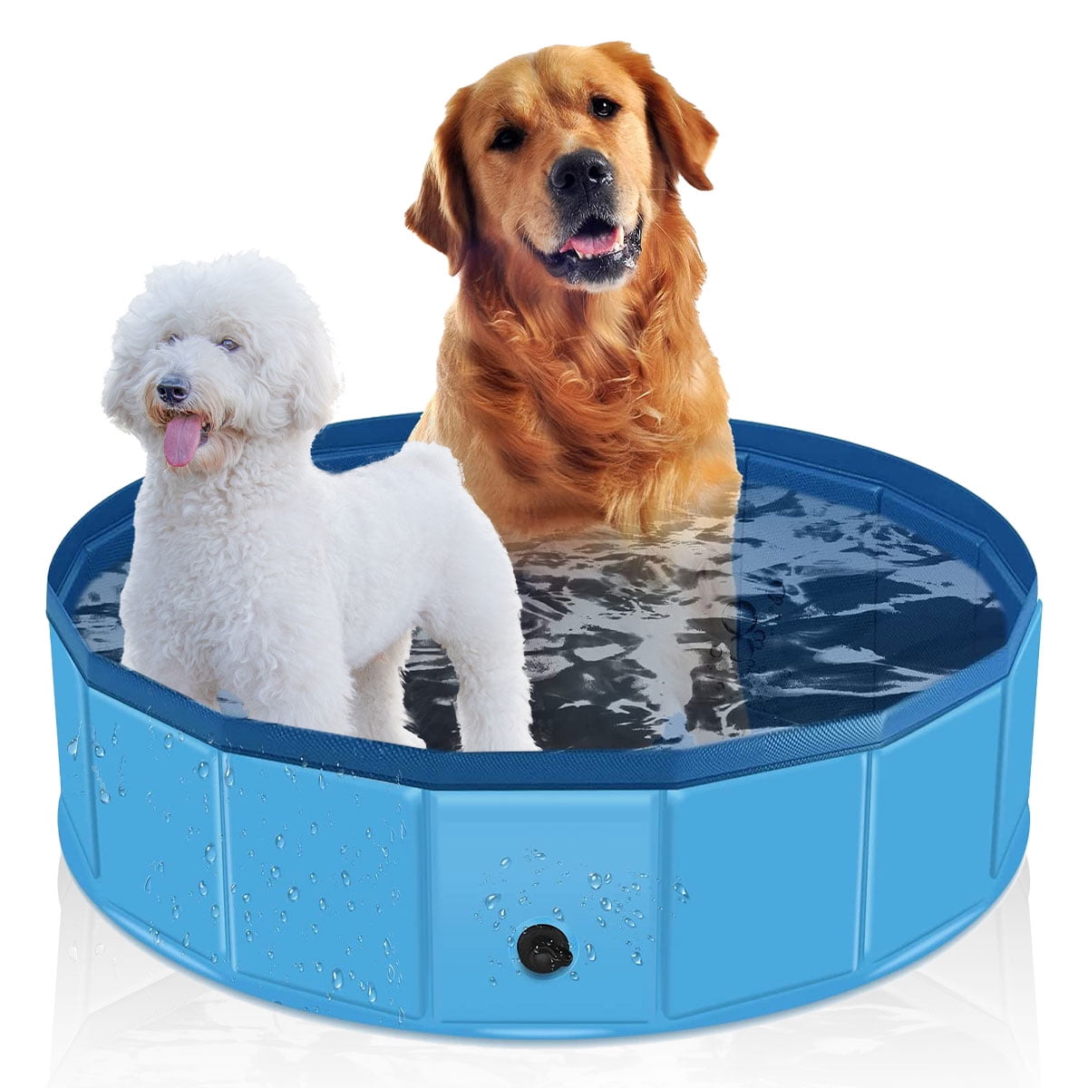Walmart Portable, Foldable Kiddie & Pet Pool, Slip-Resistant, Outdoor ...
