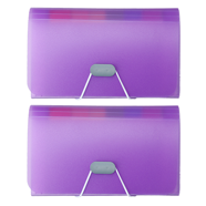 EKIND 7x4.5" Expandable Portable Folder, 13 Pocket Rope Accordion File ...