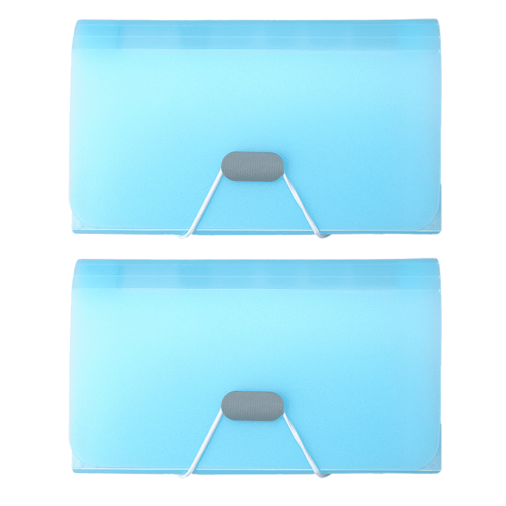 Portable Small Accordion File Organizer - 2 Pack Pockets A6 Mini ...