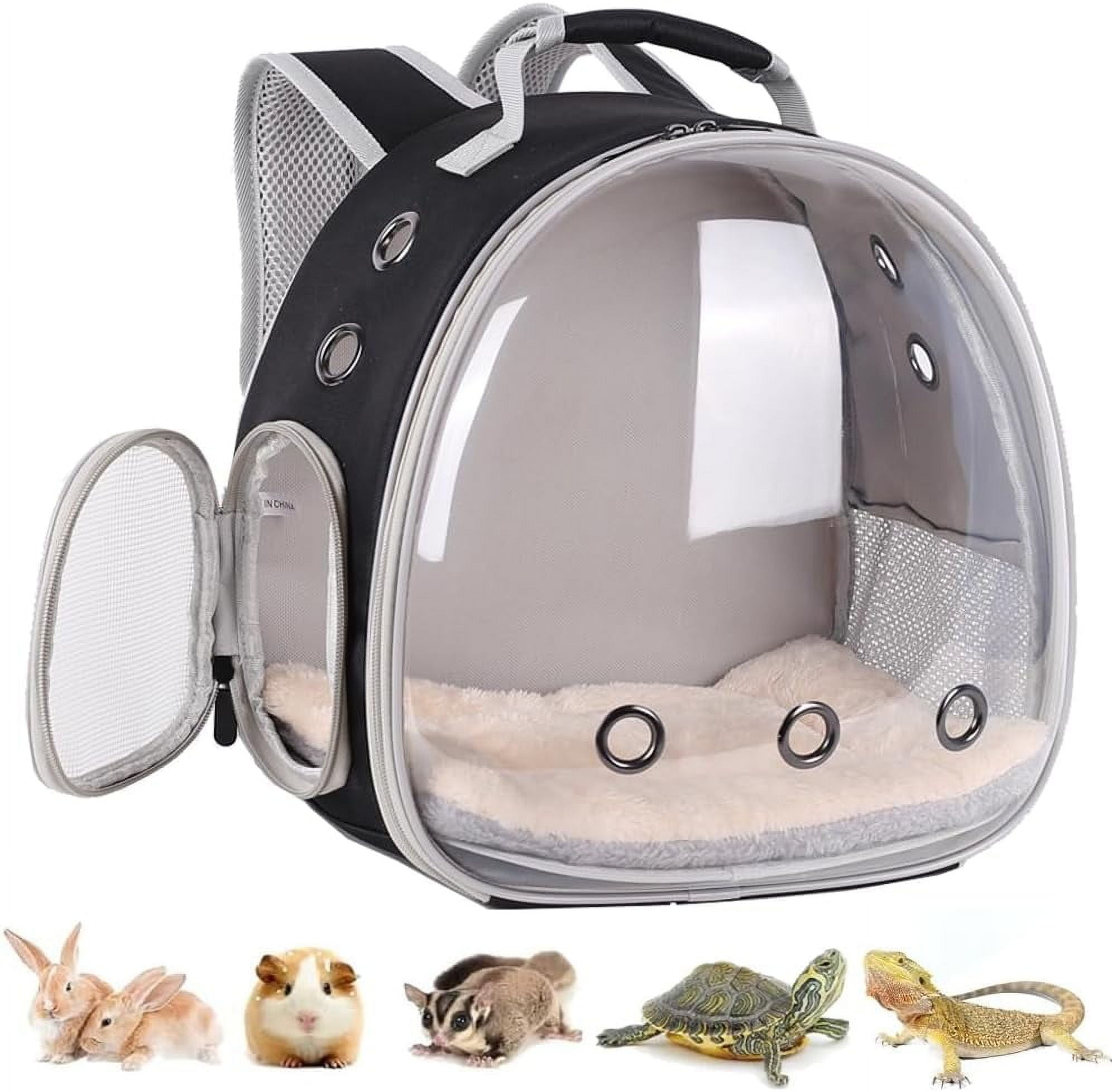 Portable Small Animal Backpack Travel Breathable Pet Carrier Bag Cages ...