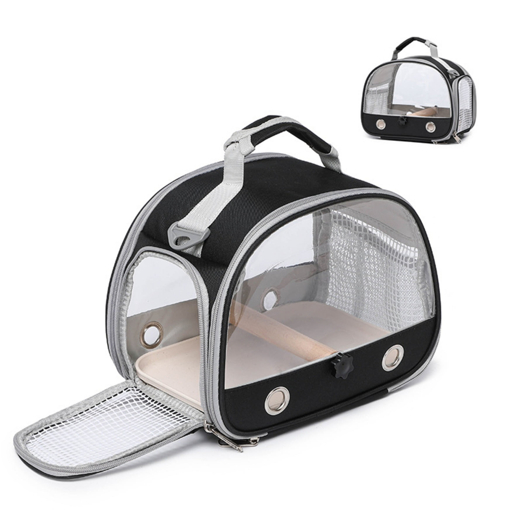 Portable Small Animal Travel Bag Breathable Handheld Cage for Birds ...