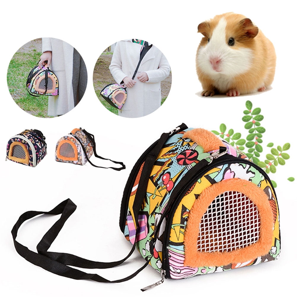 Portable Small Animals Hedgehog Hamster Carrier Bag Case with ...