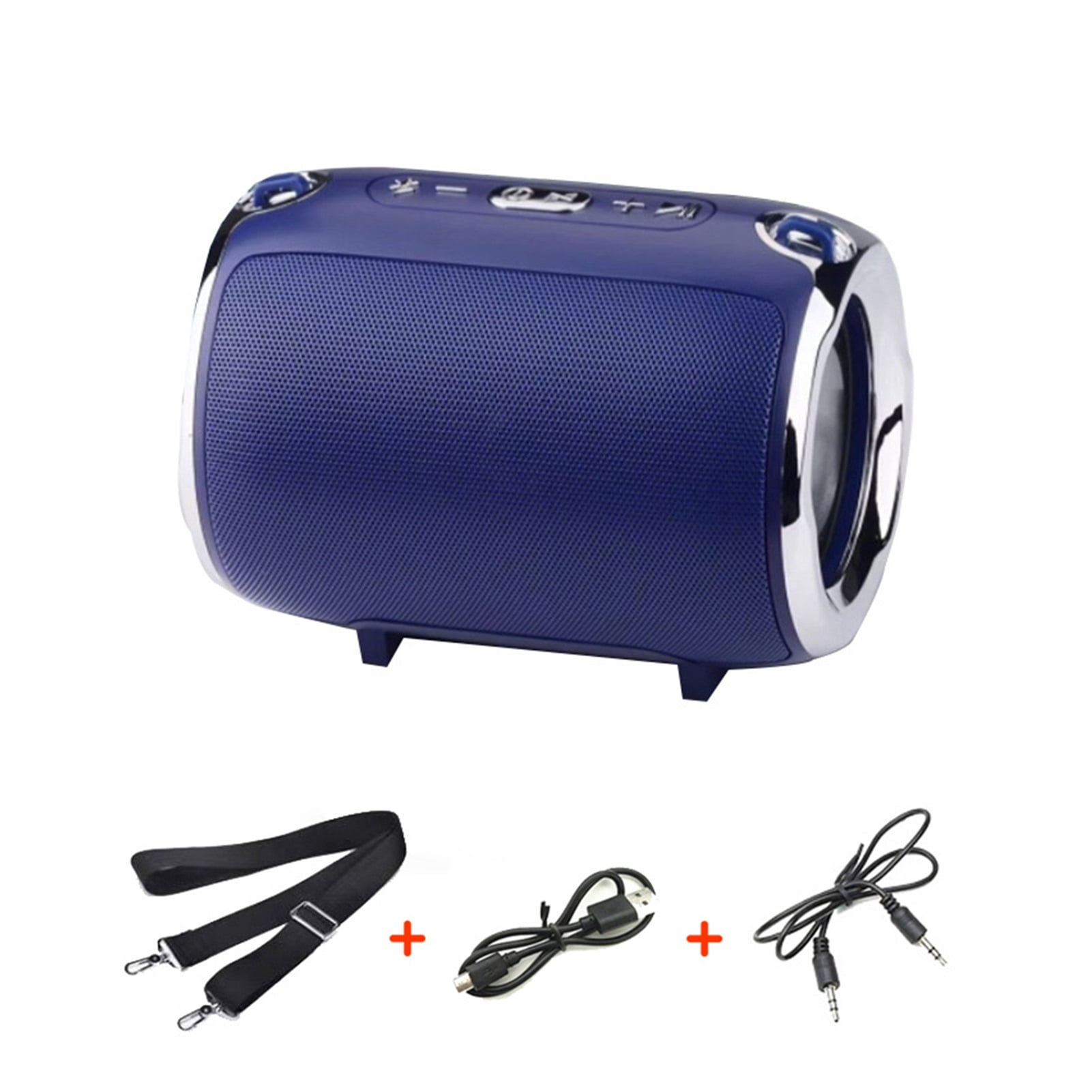 Portable Small Bluetooth-Compatible Speaker With FM Radio Bass Music ...