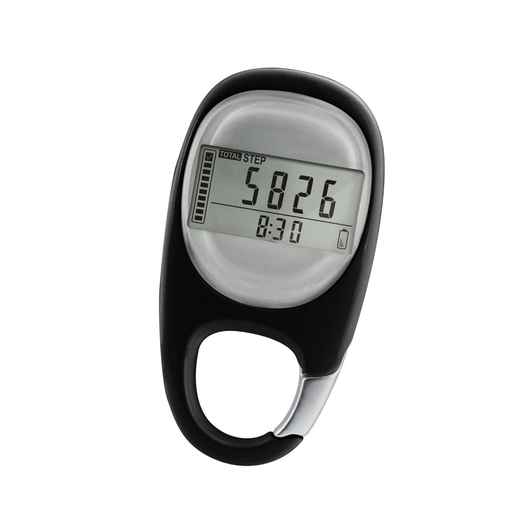 Portable Small Digital Pedometer Accurate Fitness Trackers with Clip ...