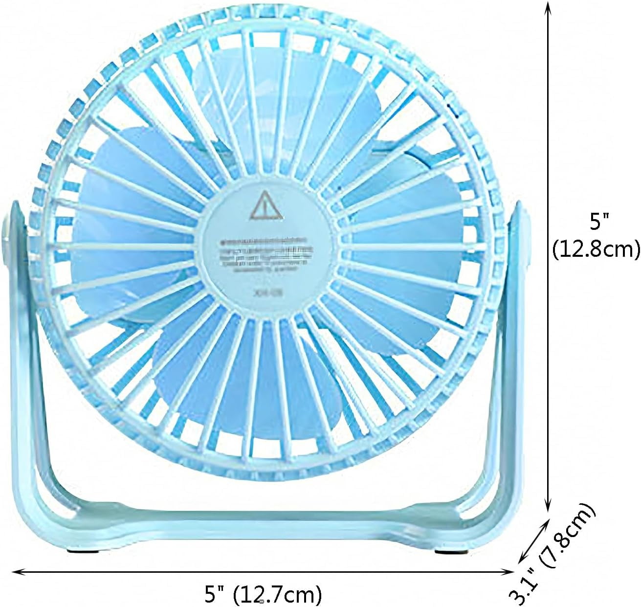 Portable Small Fan with Safety Filter Screen, Ultra Quiet Desktop Fan ...