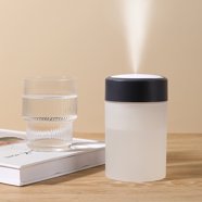 Up to 65% off! Fish Tank Portable Humidifier, 460ml Cold Mist Small Humidifier, USB Quiet ...