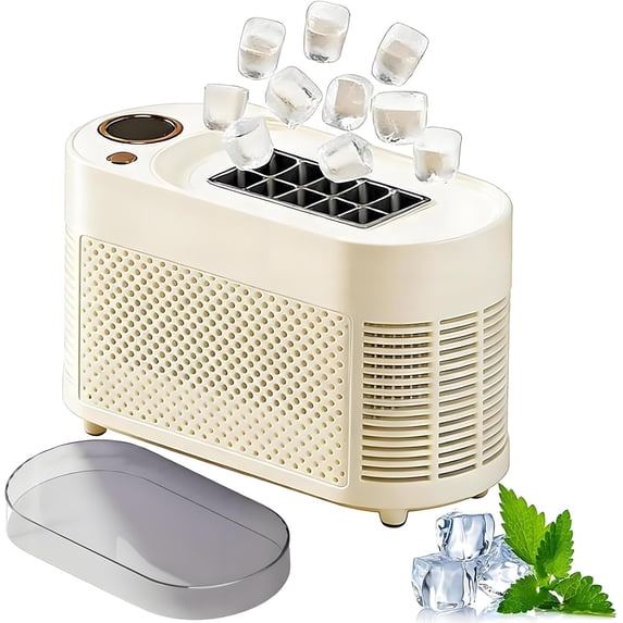 Portable Small Ice Maker, Mini Ice Maker, 12V Compact Portable Ice Cube ...