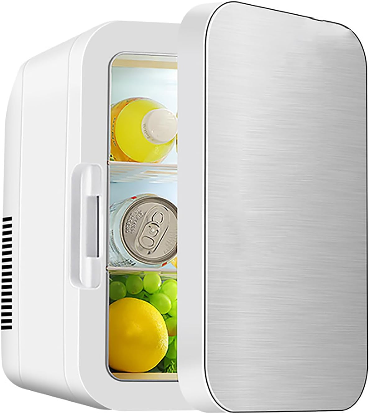 Portable Small Refrigerator, Mini Fridge with Handle, 8 Liter Capacity ...