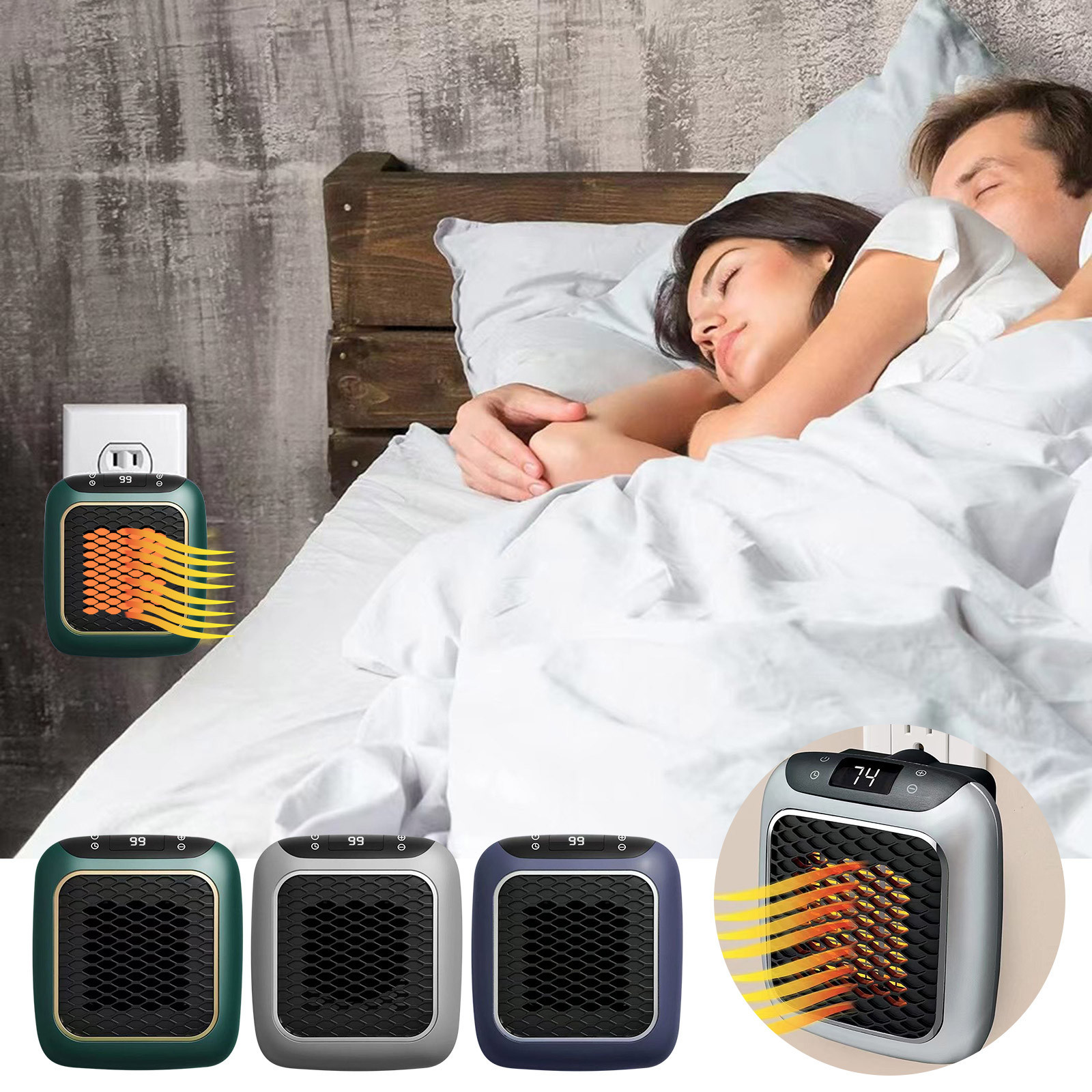 Portable Small Space Heater Cyber Heater,800w Mini Space Heater Small ...