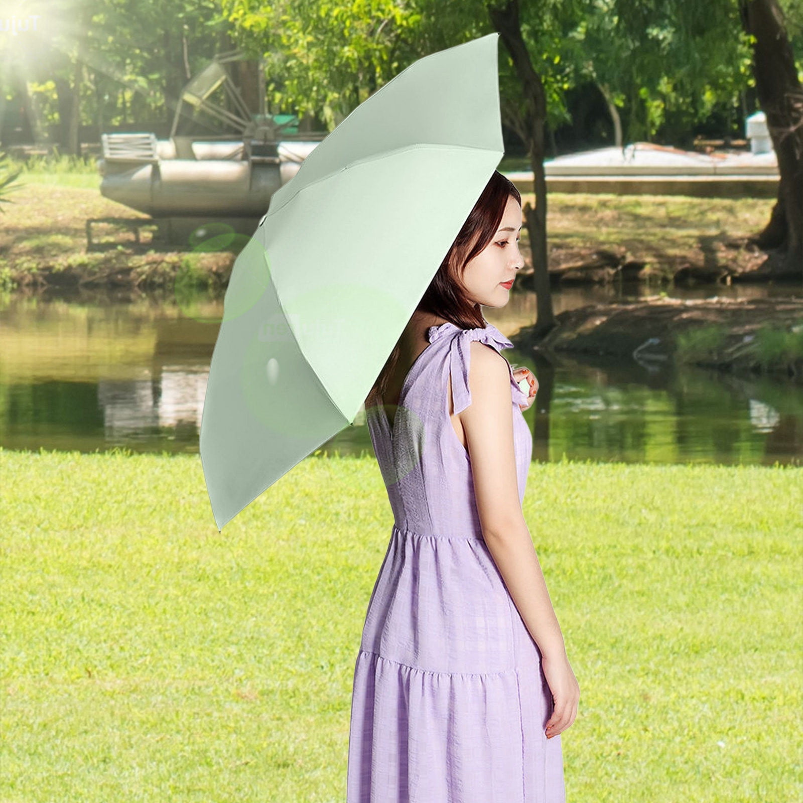 Portable Small Travel Umbrella, Ultralight Sun Umbrella Sun Protection ...