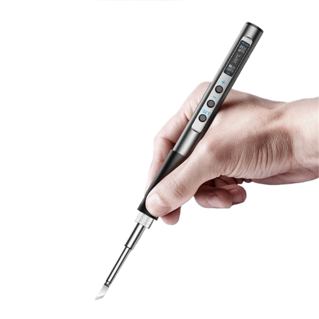 Portable Smart PTS100 T12 Mini Soldering Station with PD65W Power ...