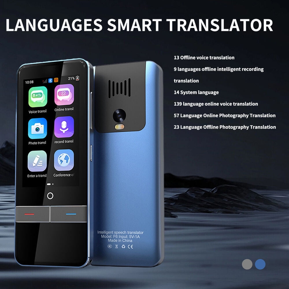 Portable Smart Two-Way Real Time 139 Multi-Languages Translator Instant Voice - Walmart.com