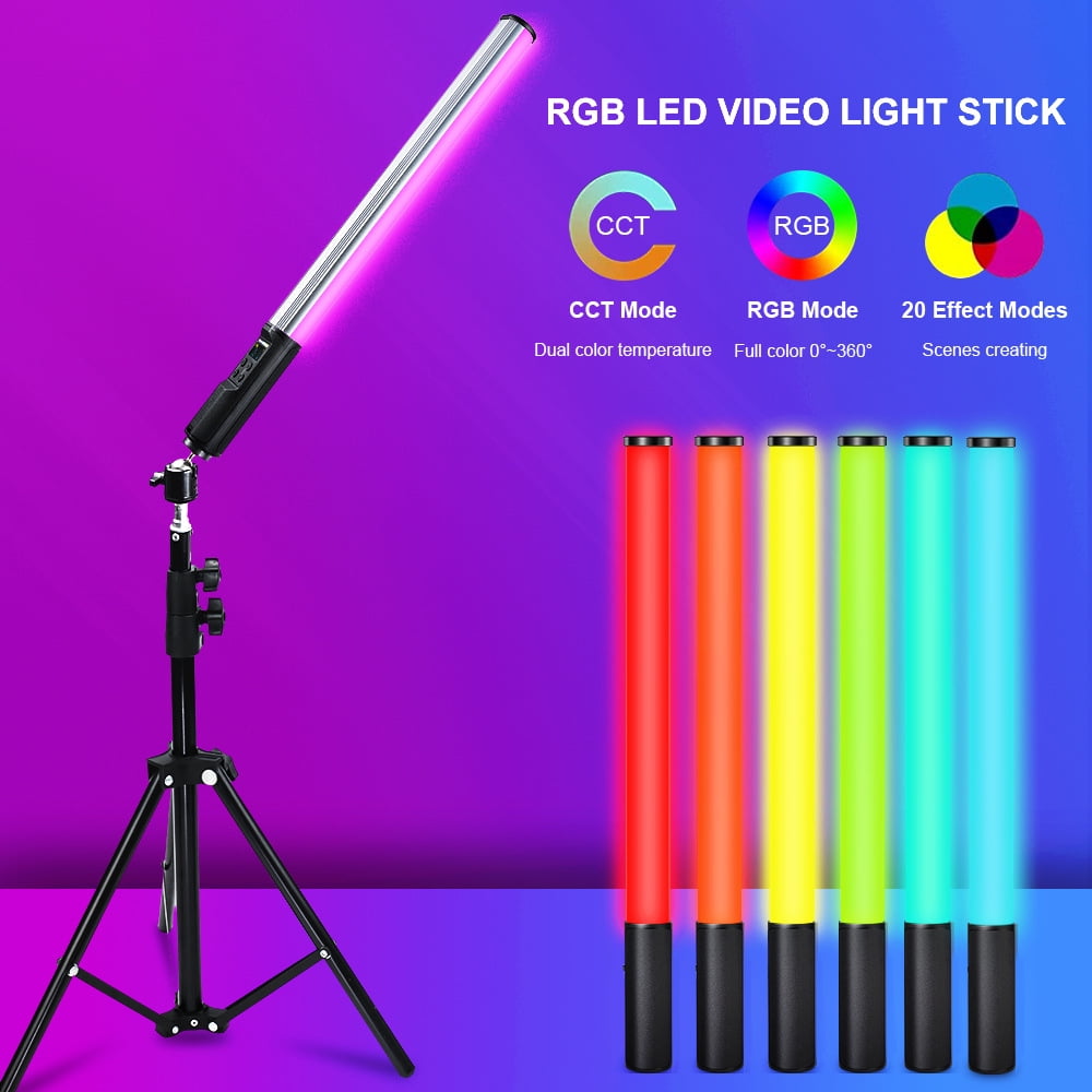 Portable Smartphone Video Fill Light Stick - Dual Color Temperature ...