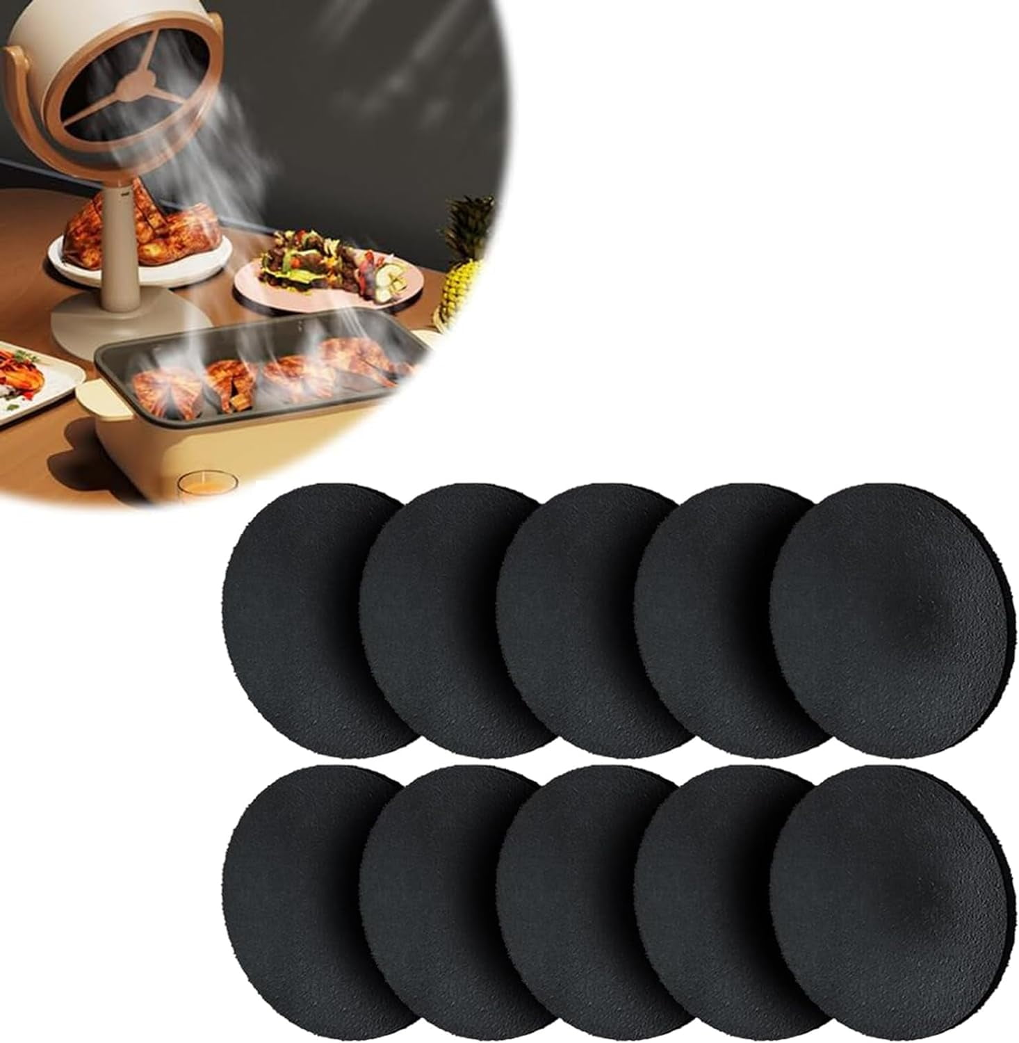 Portable Smoke Purifier, 2024 Upgrade Desktop Mini Smoke Purifier for ...