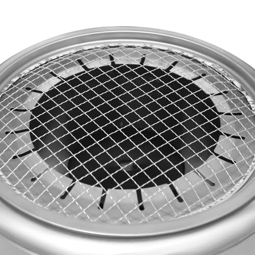 Portable Smokeless Charcoal Barbecue Barrel,Stainless Steel BBQ Grill ...