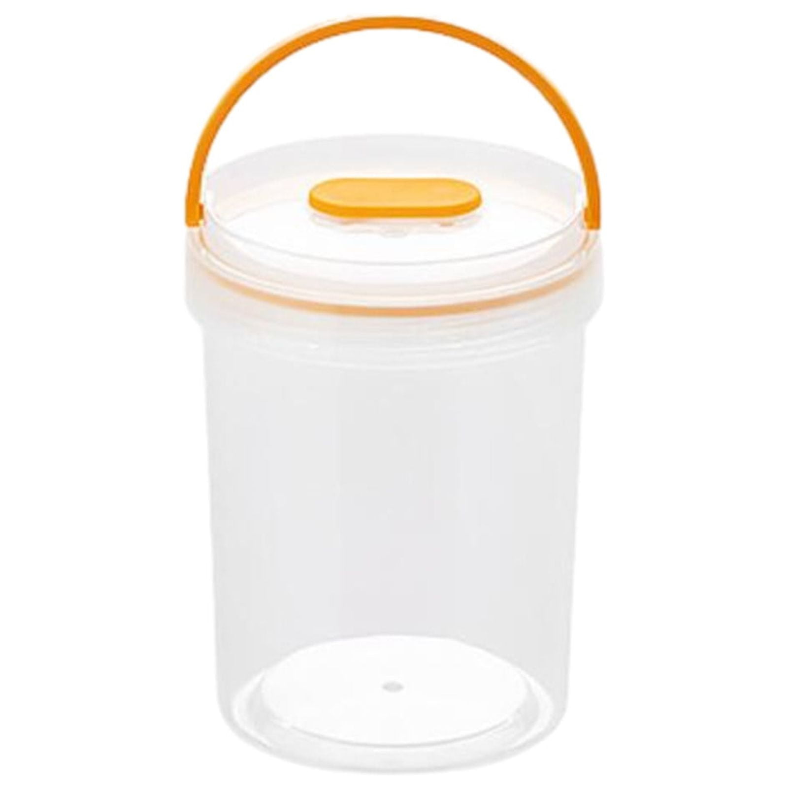 Portable Snack Fruit Bento Box, Round Refrigerator Sealed Box ...