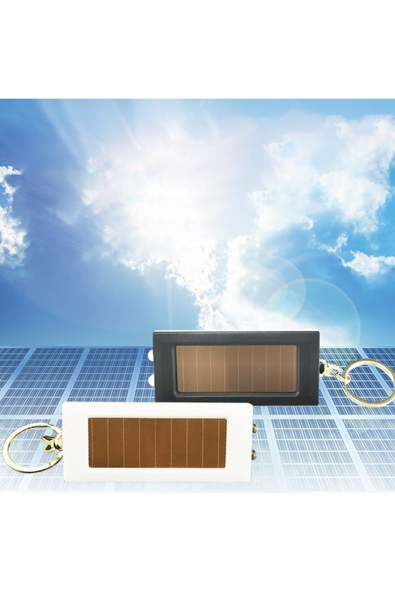 Solar Powered Led Keychain