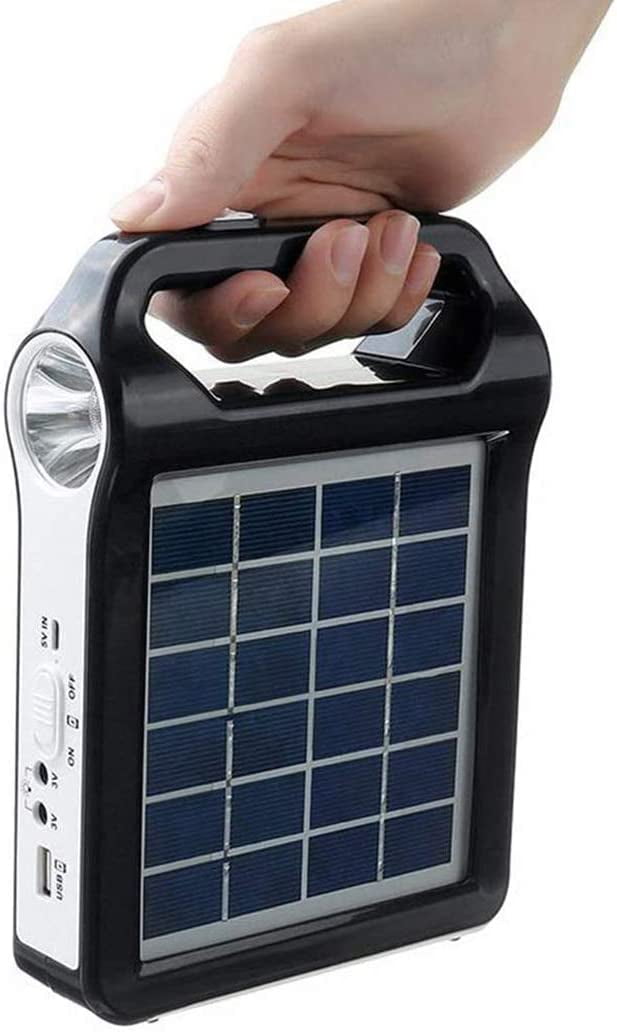 Portable Solar Generator USB Charger 6V 9W Solar Panel Power Storage ...