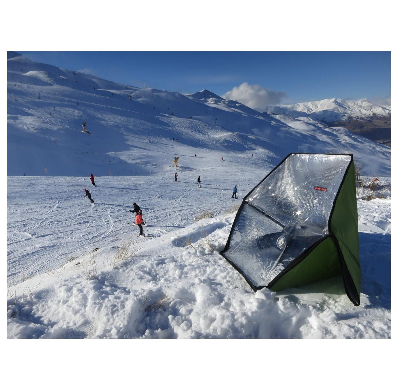 Portable Solar Oven Deluxe with Complete Cookware, Dehydrating Racks ...