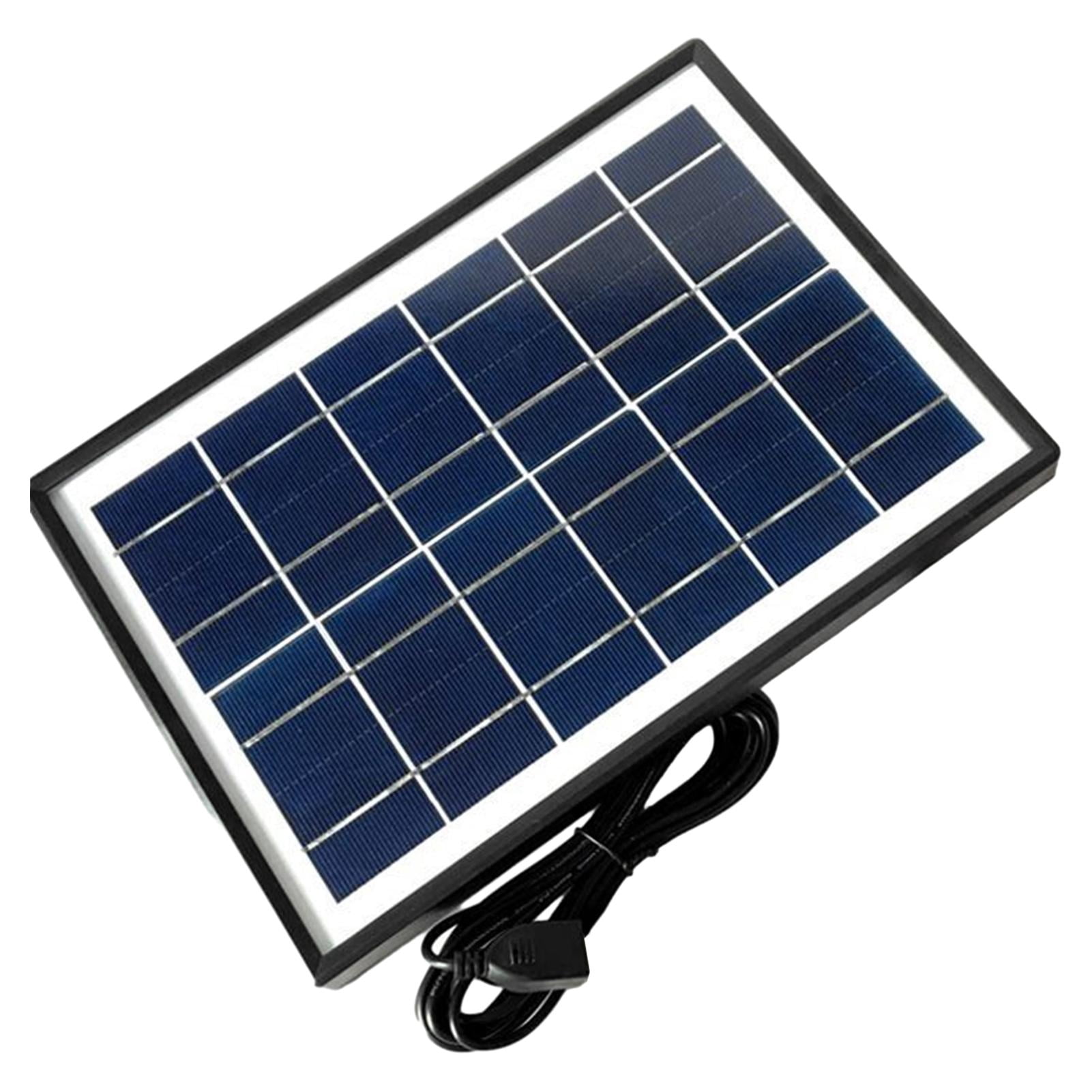 Portable Solar Panel, 8Wp Solar Panel Kit, Solar Battery Charger ...