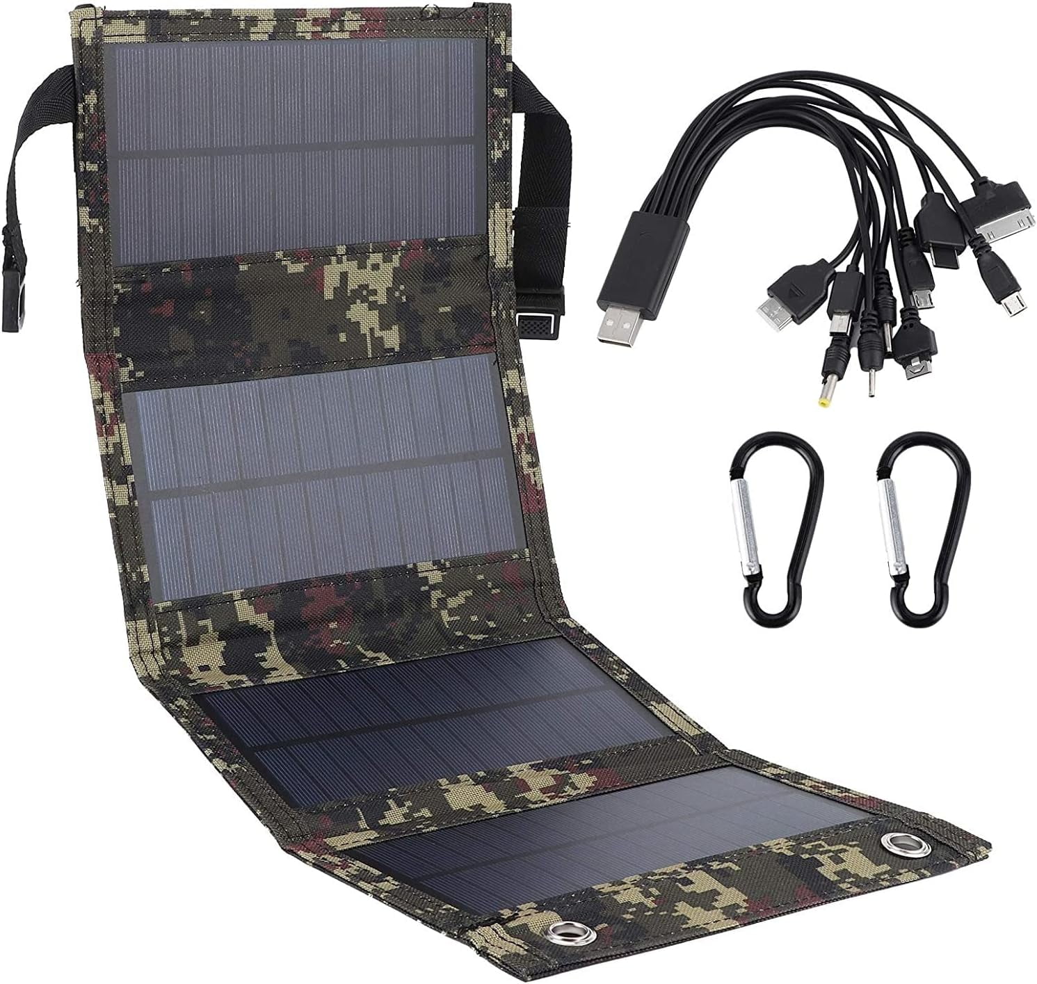 Portable Solar Panel,USB Solar Panel,Foldable 8W Solar Panel, with IP65 ...