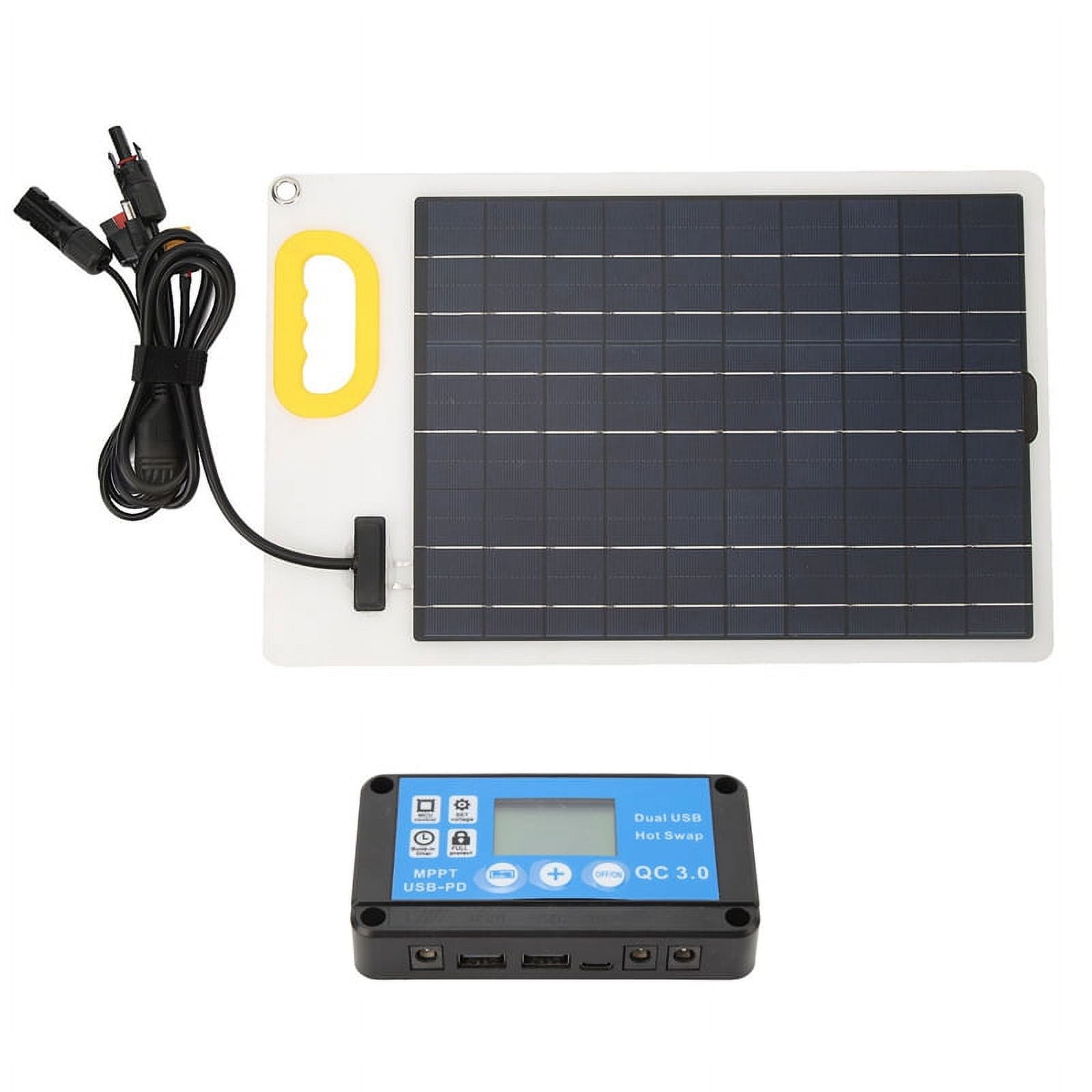 Portable Solar Panel Waterproof MPPT Solar Controller Set for Outdoor ...