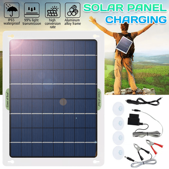 Portable Solar Panels,DFITO 40W/18V Mini Solar Panel with USB Ports ...