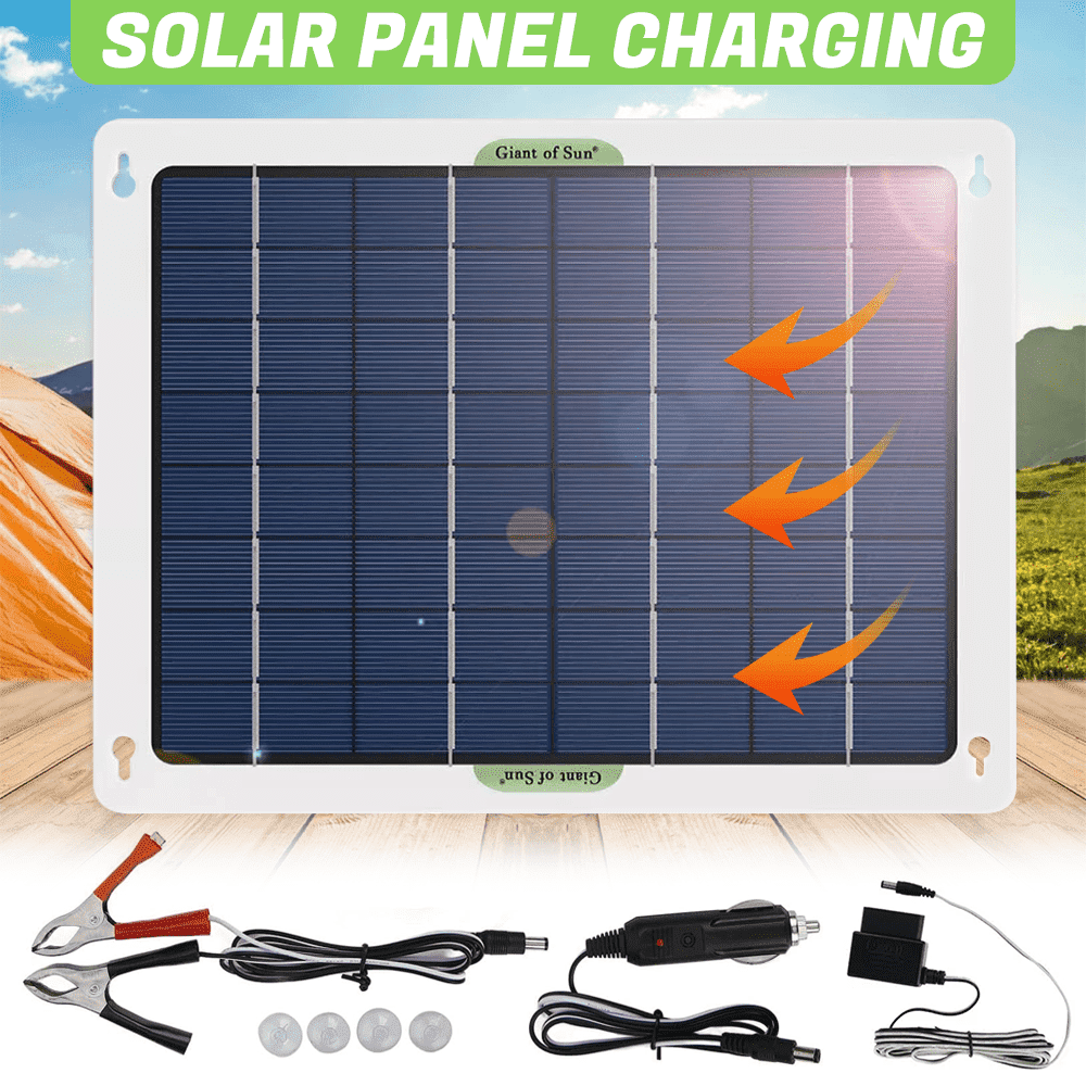 Portable Solar Panels, Kepeak 40W/18V Mini Solar Panel with USB Ports ...