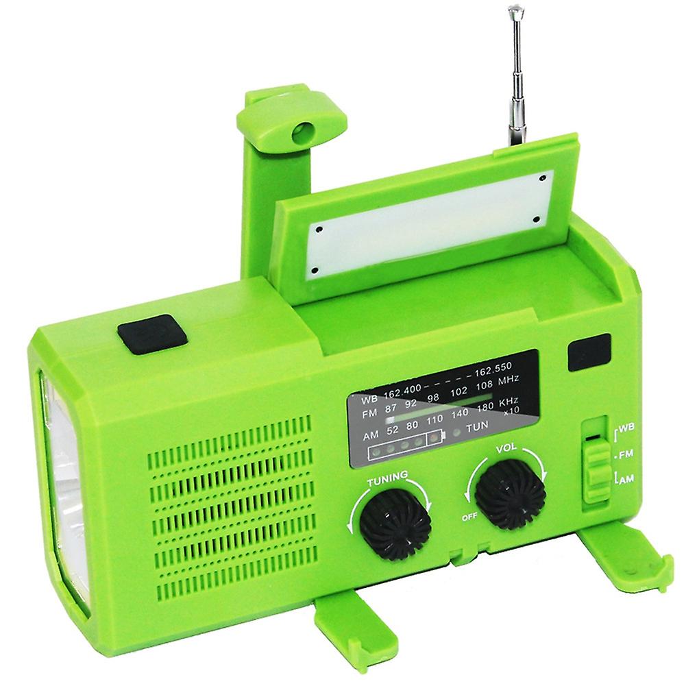 Portable Solar Radio Hand Crank Emergency Phone Charger,AM/FM/ SOS ...