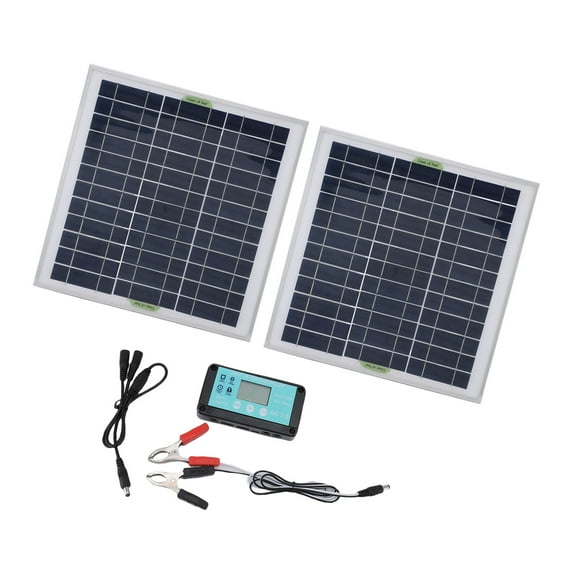 Portable Solars Panels Set 100W Solar Panel Intelligent Fast Charging ...