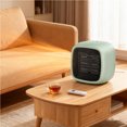 Portable Space Heater 110V, 800W Mini Desktop Electric Heater with Tip ...