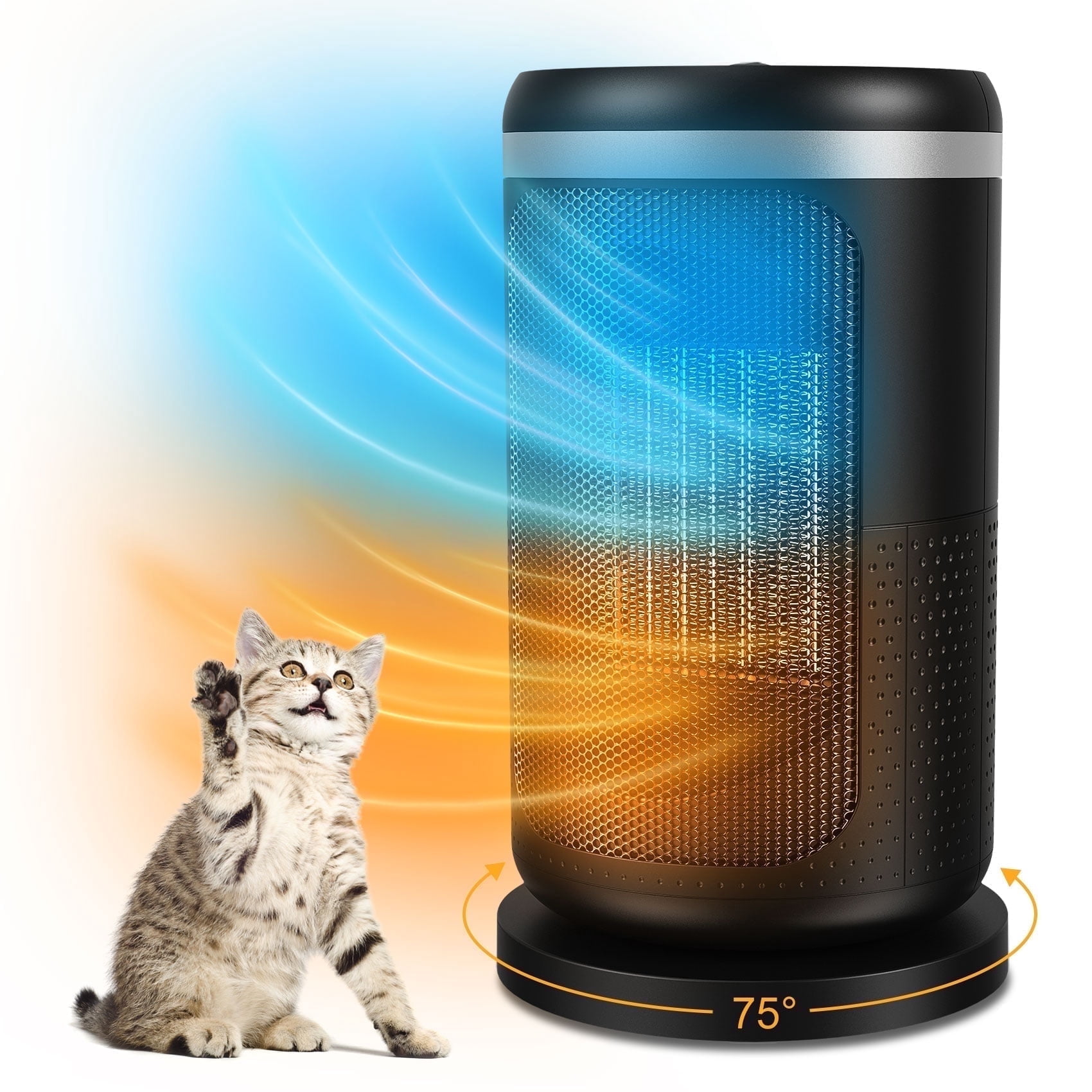 Pakimi Portable Space Heater for Indoor Use, 3 Models of Electric ...