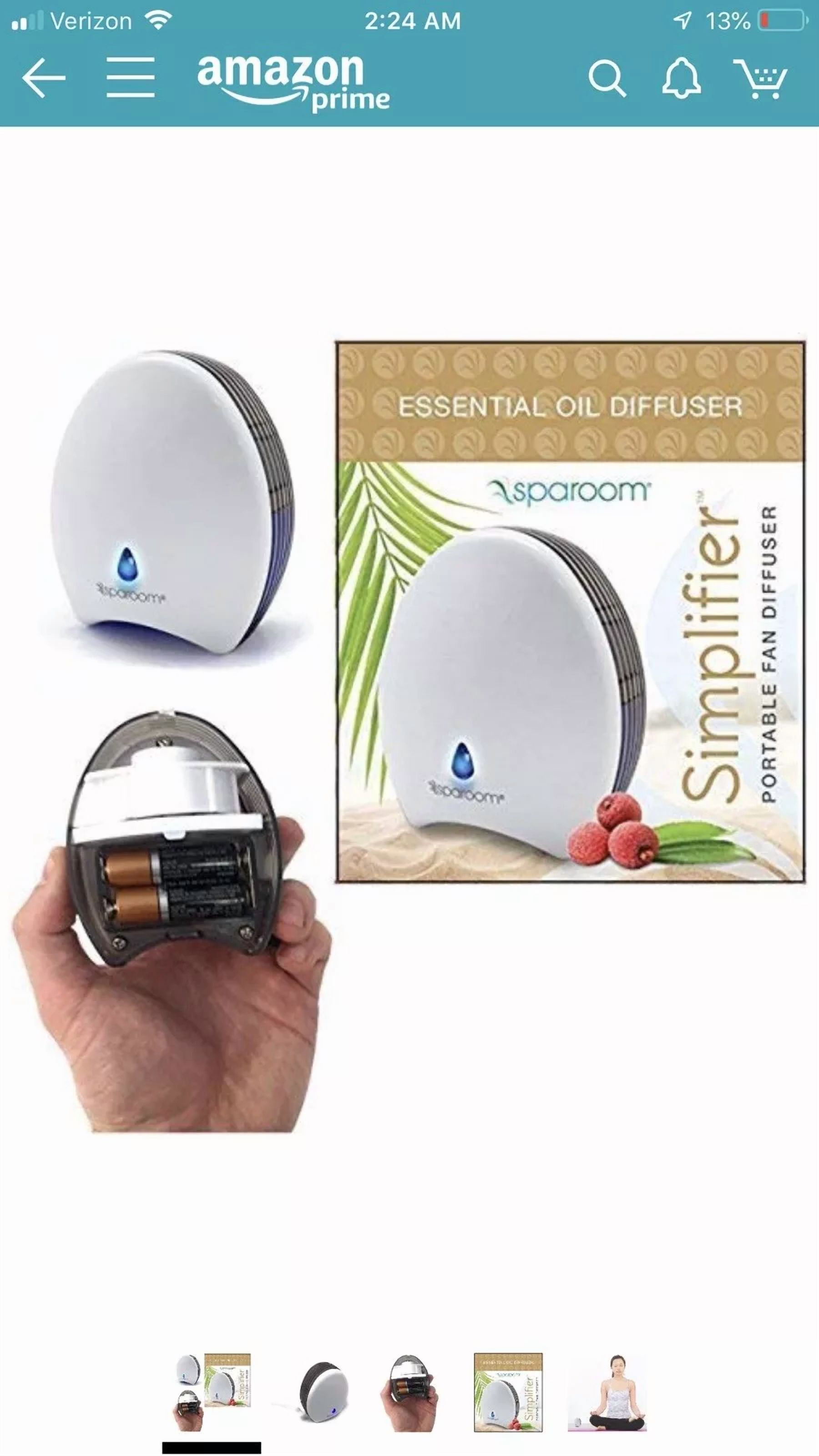Portable Sparoom Diffuser For Essential Oils - This Personal Diffuser ...