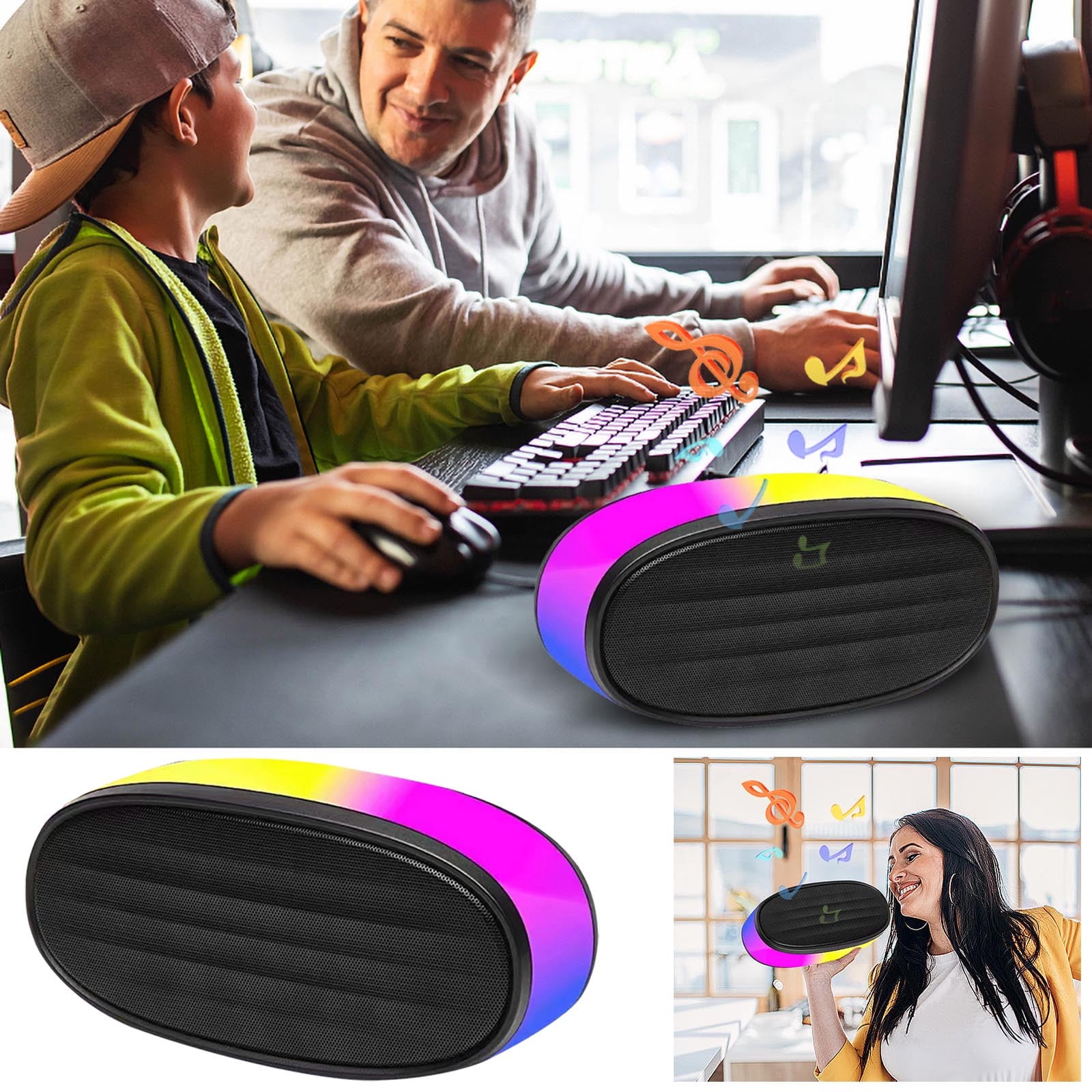 Portable Speaker Dazzling High-end Wireless Bluetooth Speaker Portable ...