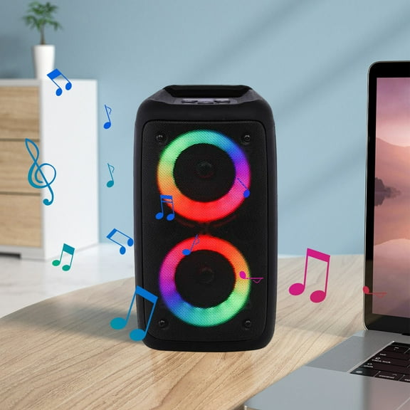 Qwtwty Bluetooth Speaker New Rotary Projection Light Stage Light ...