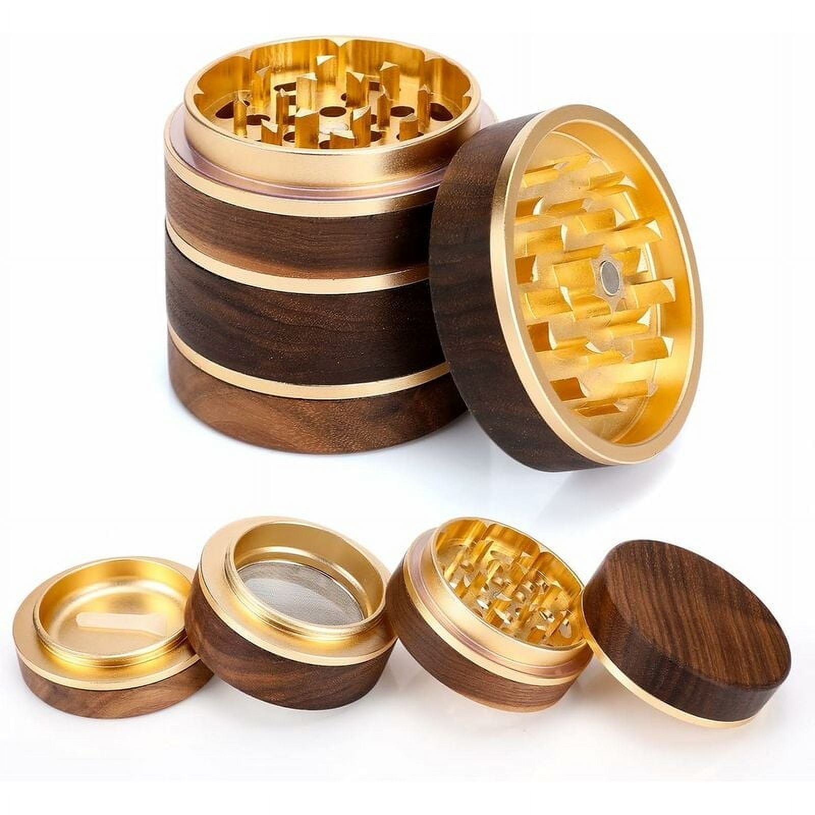 Portable Spice Grinder, Heavy-Duty Aluminum Alloy Spice Grinder With ...