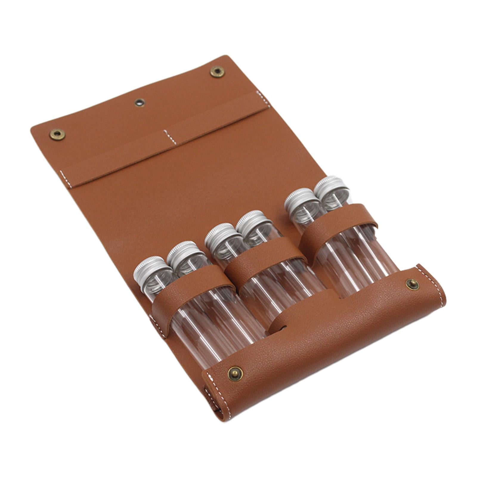 Portable Spice of Bag with Jars Condiment Container for Camping Travel ...