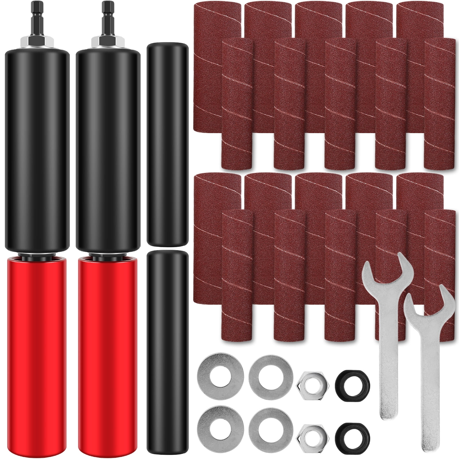 Portable Spindle Sander Drum Kit Practical Sanding Drum Set Handheld ...