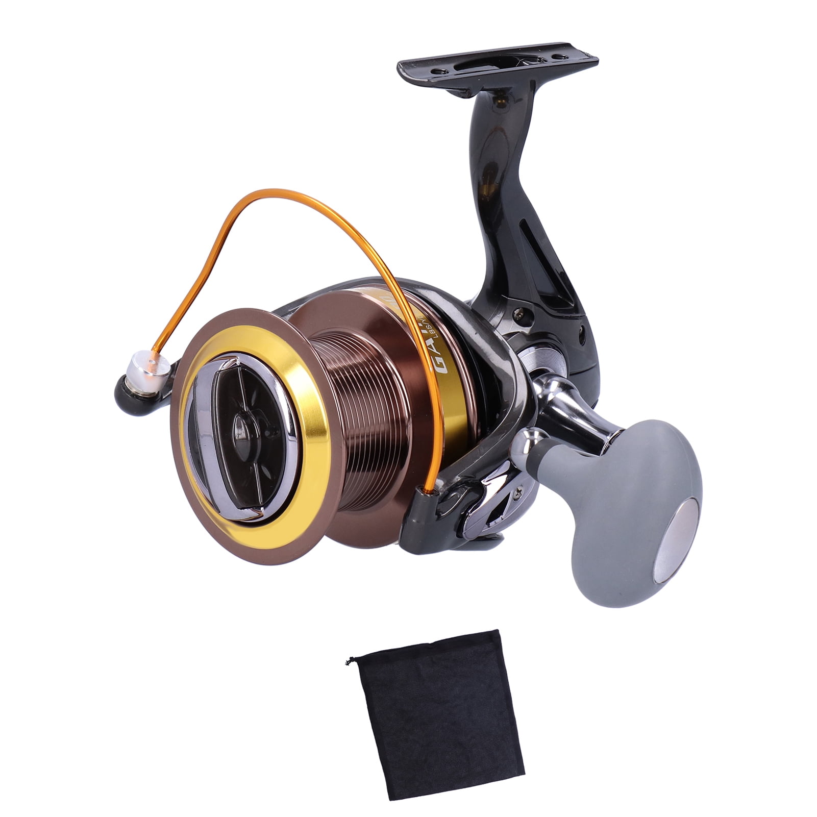 Portable Spinning Reel 12+1 Bearing 4.6:1 Gear Ratio Fishing Wheel ...