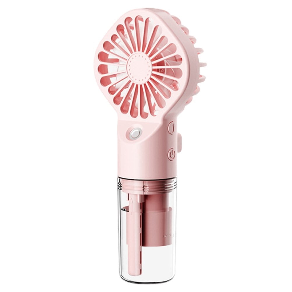 Portable Spray Mist Fan Mini Hand-Held Desk Cooler 4 Speed Usb ...