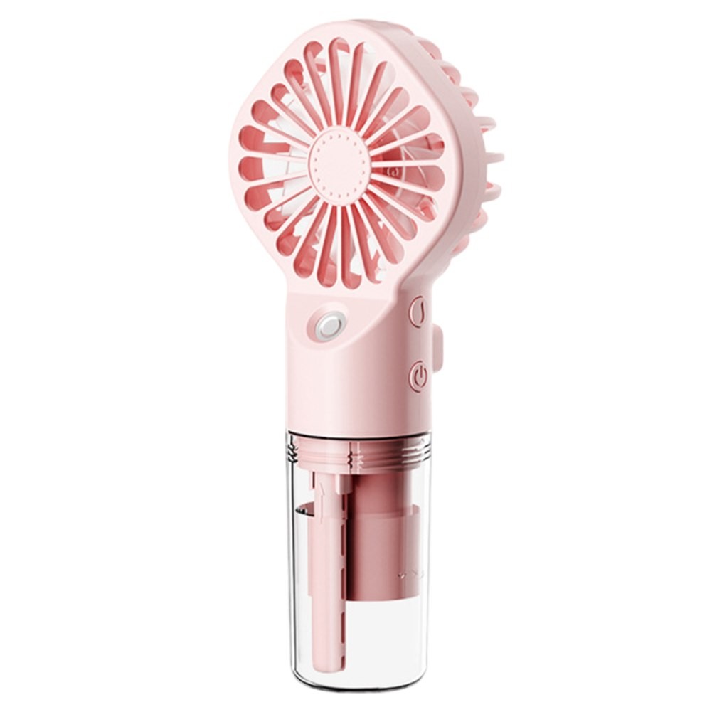 Portable Spray Mist Fan Mini Hand-held Desk Cooler 4 Speed USB ...