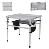 Portable Camping Grill Table – Adjustable Height, Lightweight Outdoor ...