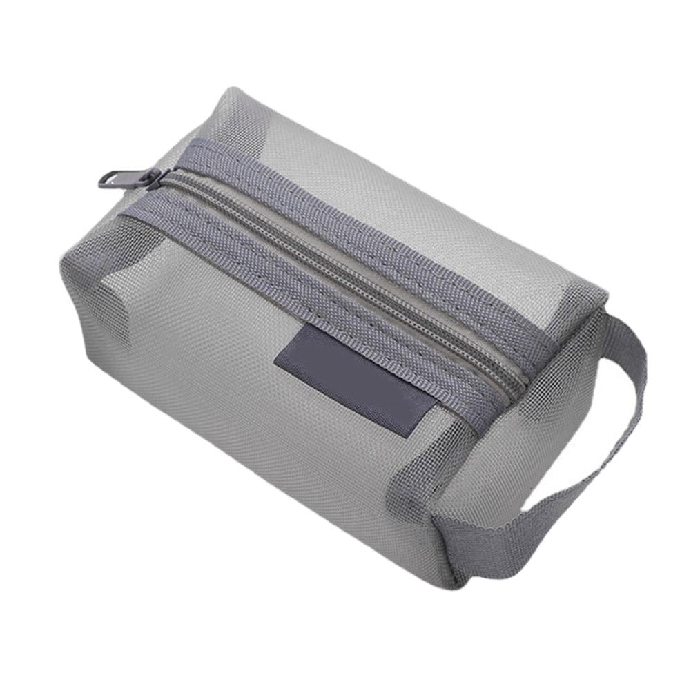 Portable Square Mesh Storage Bag - Nylon, Transparent Design, Multi-Use ...