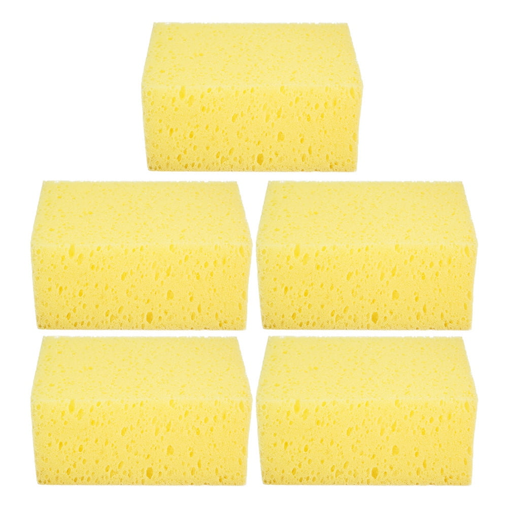 Portable Square Shape for Car, Auto, Motorcycle Cleaning (5-Pack) Non ...