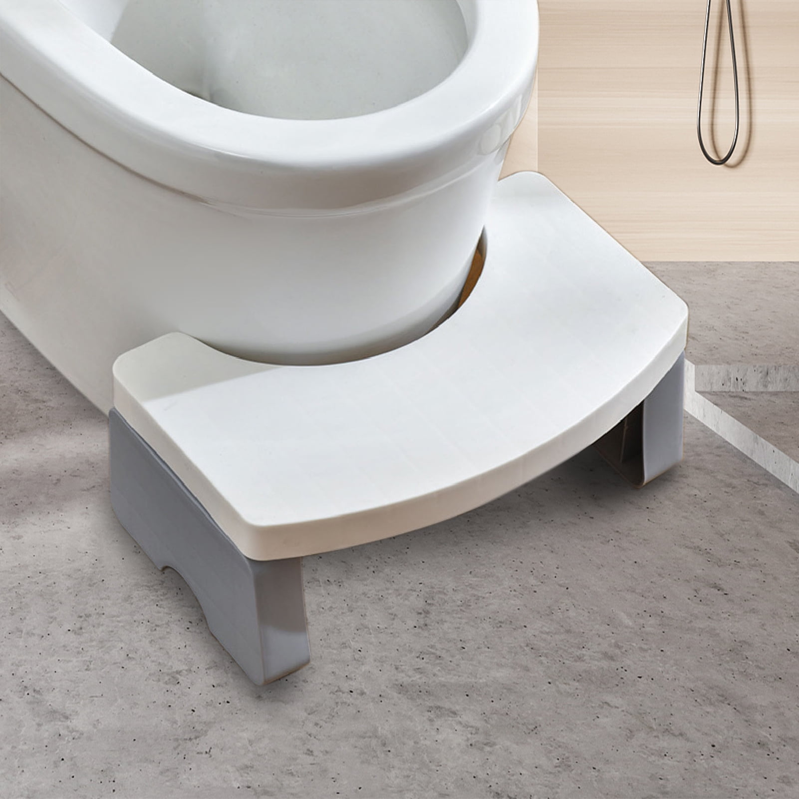 Portable Squat Toilet Potty Stool Foldable 7" Plastic Step Stool for ...