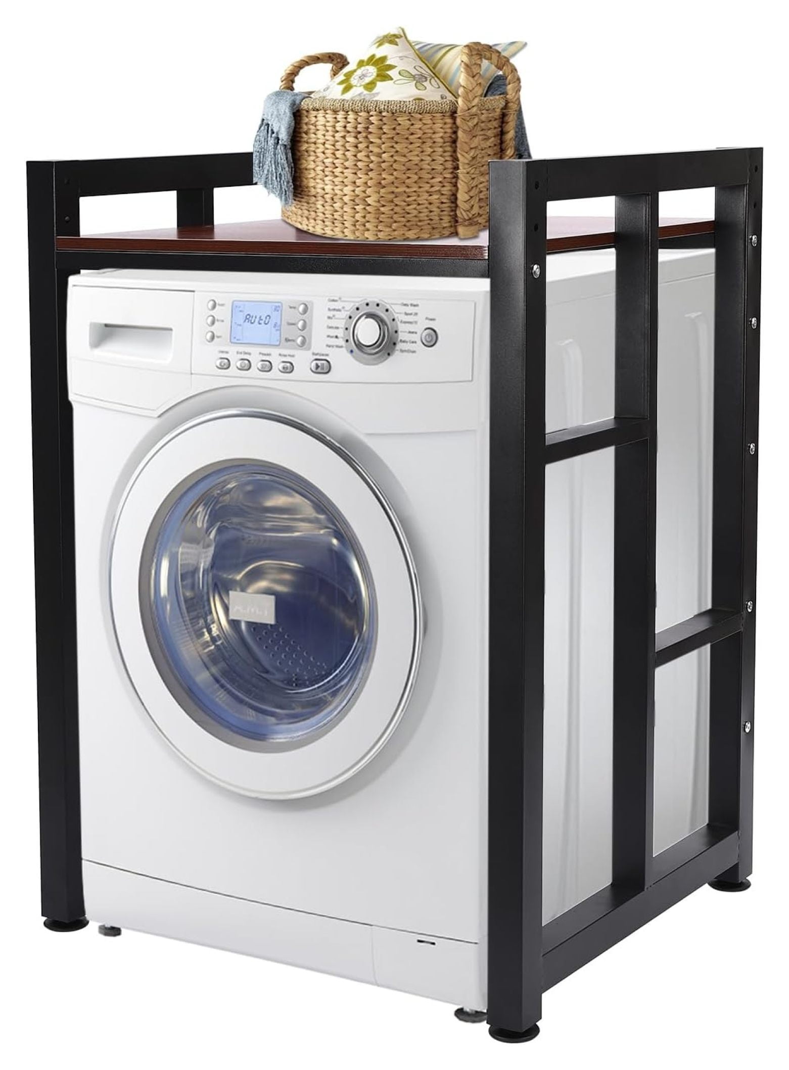 Portable Stacking Washer Dryer Stand, Laundry Room Organization and ...