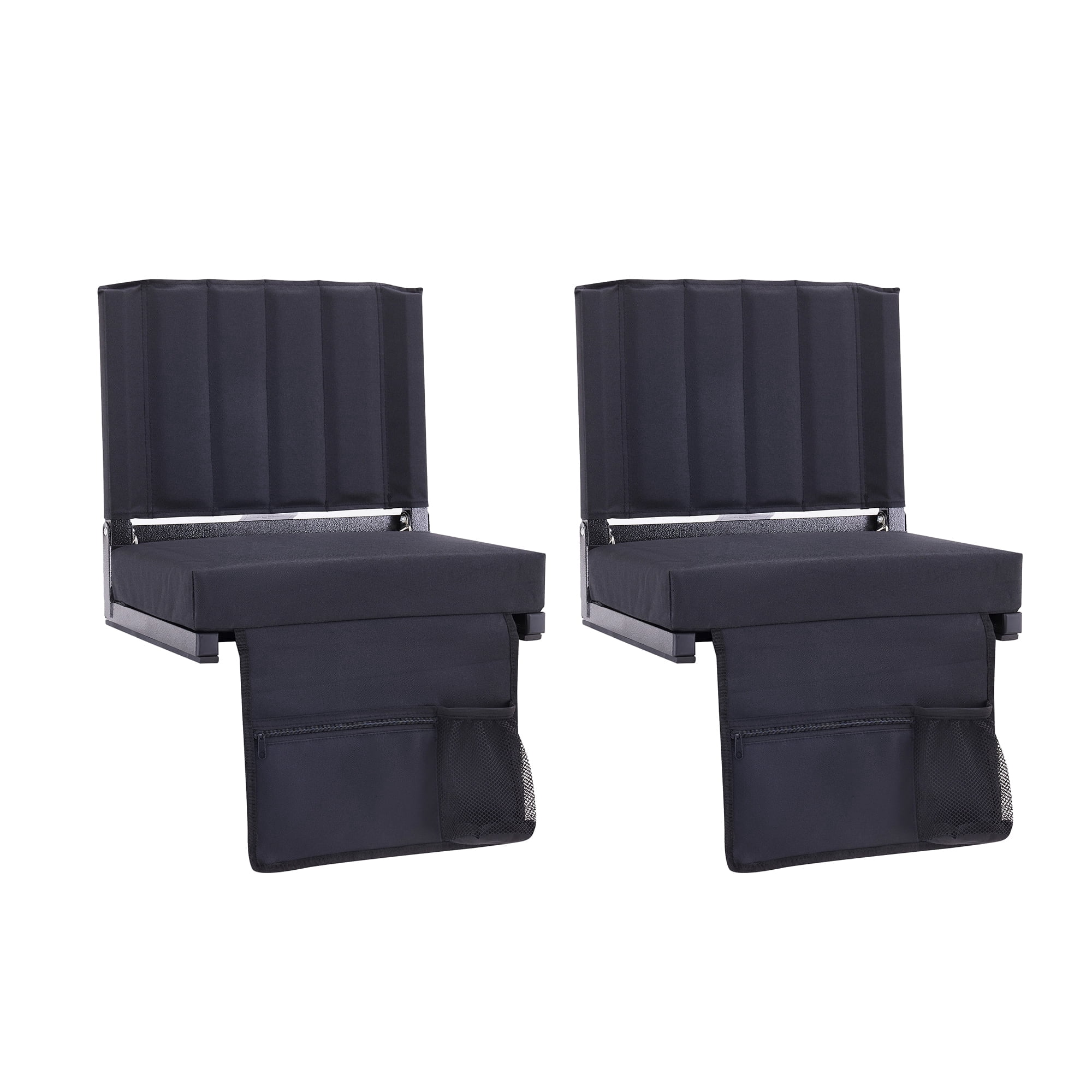 Portable Stadium Seat for Bleachers with Back Support, Folding Bleacher ...