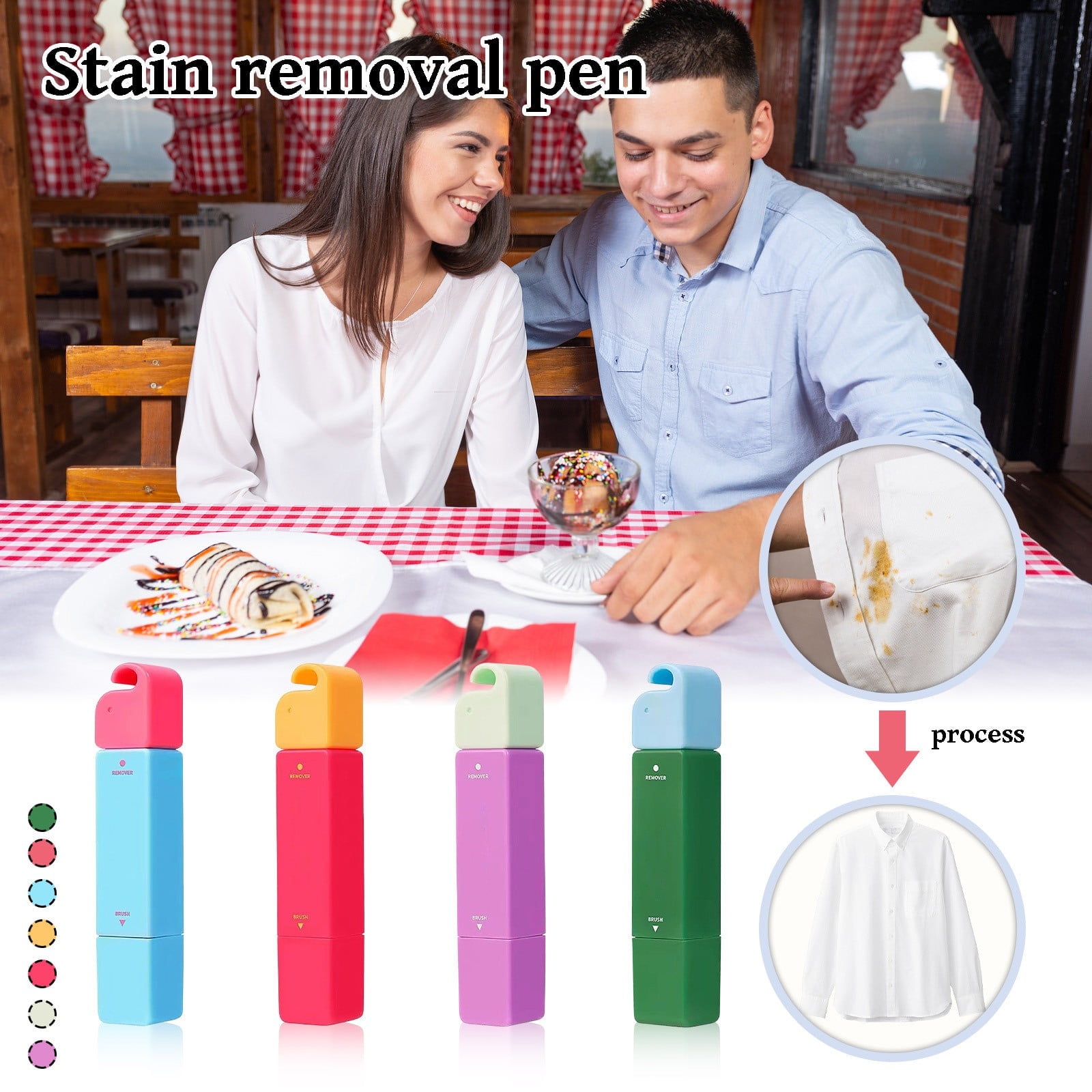 Portable Stain Remover Instant Stain Remover No Need For Water Washing ...