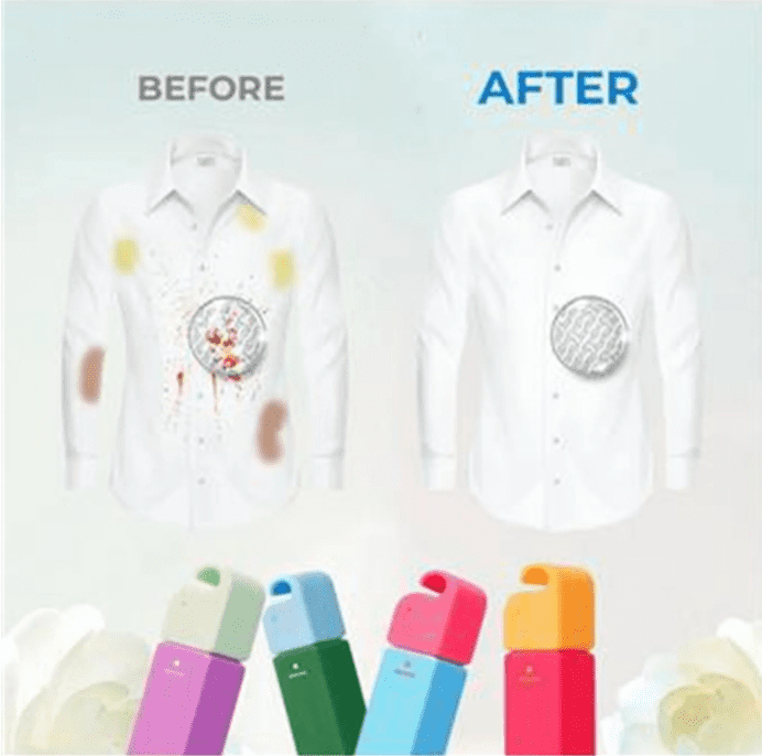 Portable Stain Remover Instant Stain Remover No Need for Water Washing ...