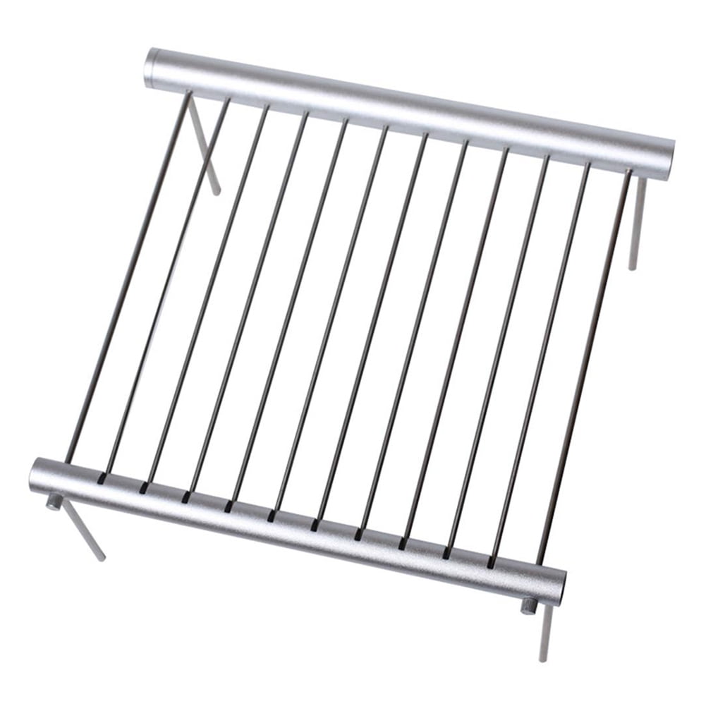 Portable Stainless Steel BBQ Grill Rack - Mini Non-Stick Mat, Perfect ...